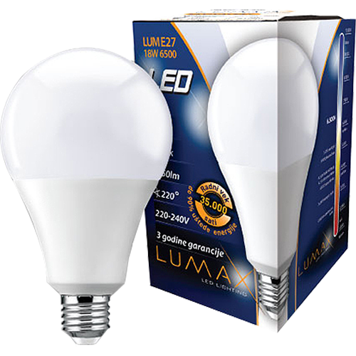 LUMAX LED Sijalica LUME27-6500K 18W | Gigatron