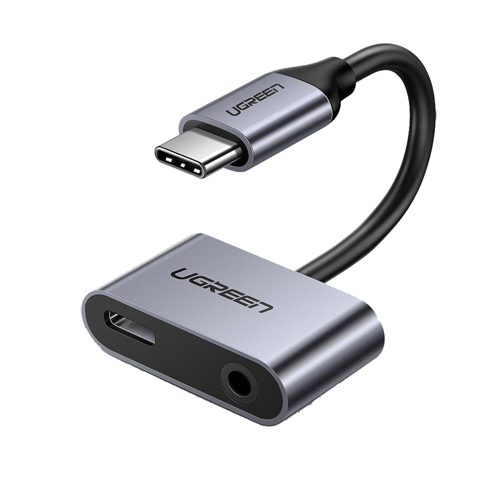 UGREEN Audio adapter USB-C na USB-C+3.5mm port | Gigatron