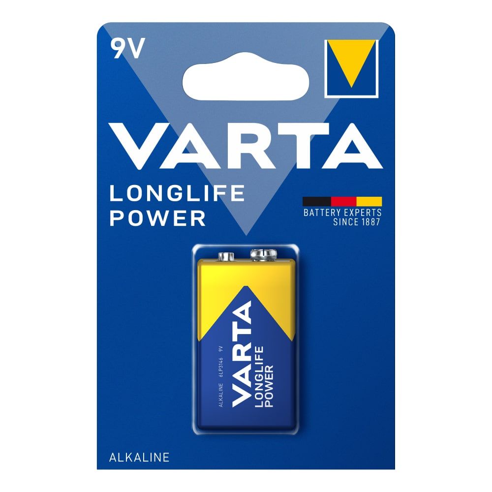 VARTA Longlife Power 6LR61 Alkalne baterije 1/1 | Gigatron