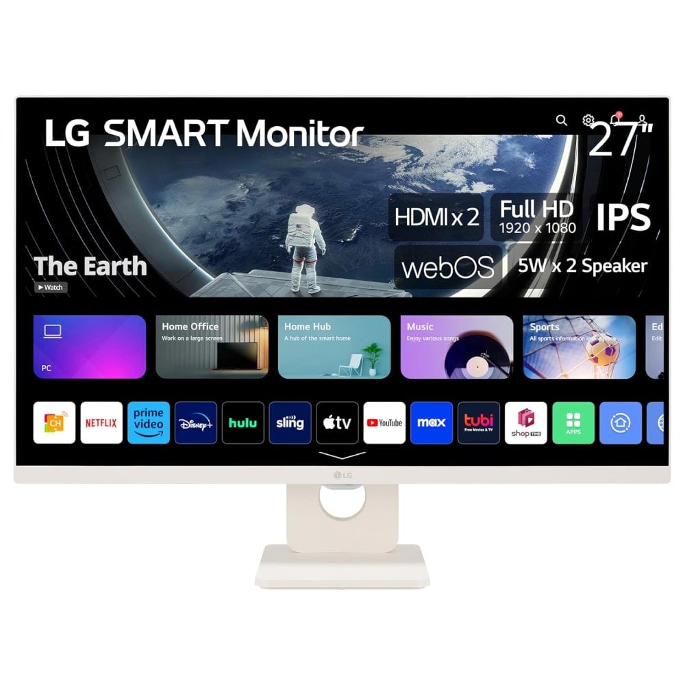 LG 27" IPS 27SR50F-W Monitor | Gigatron