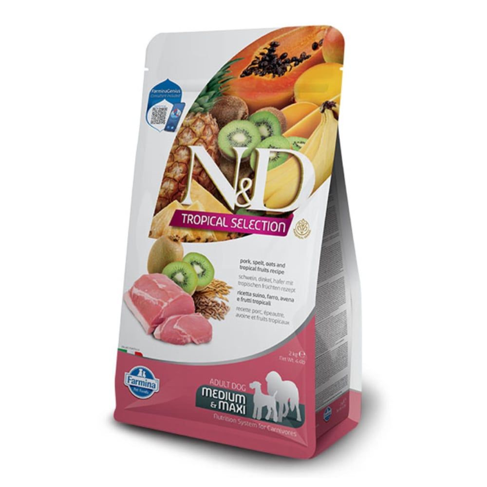N&D TROPICAL Pork Medium and Maxi 2 kg Hrana za pse | Gigatron