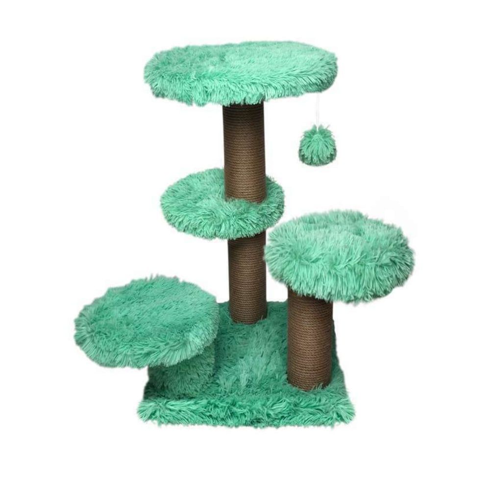 MOKSI TVR40-5 Čupava zelena Grebalica za mačke | Gigatron