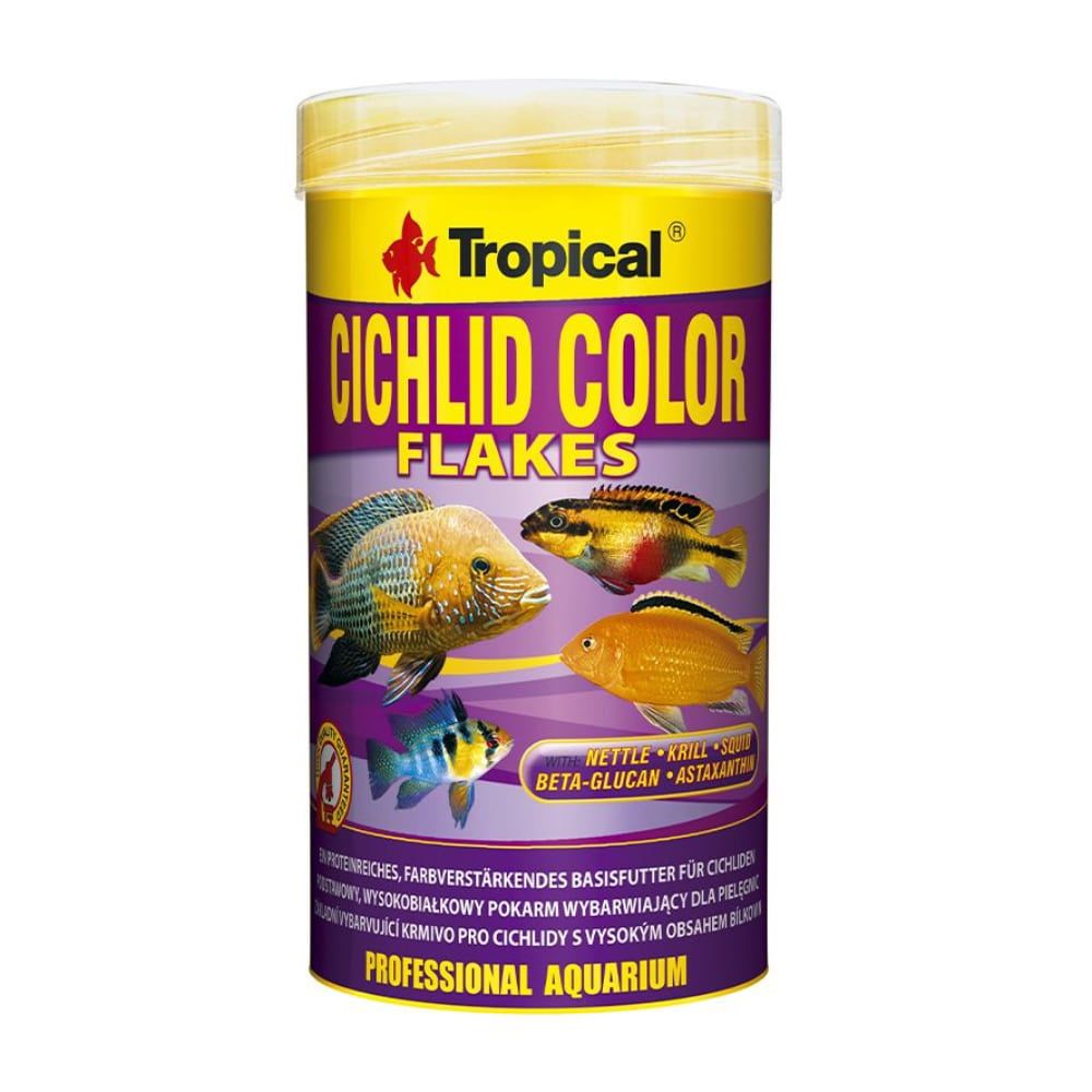 TROPICAL Cichlid Color Flakes Hrana za akvarijumske ribice 100 ml/20 g ...