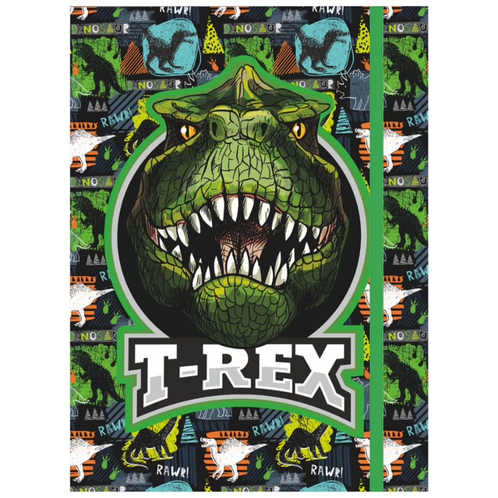 OPTIMUM T-Rex 3D Box Fascikla sa gumom A4 | Gigatron
