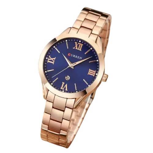 CURREN 9007 Rose gold Blue Sat | Gigatron