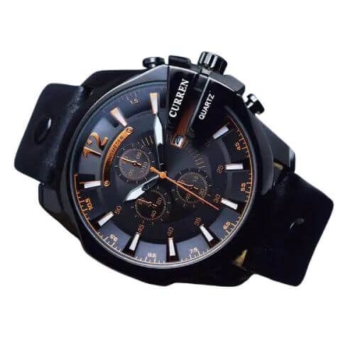 CURREN 8176 Black Orange Sat | Gigatron